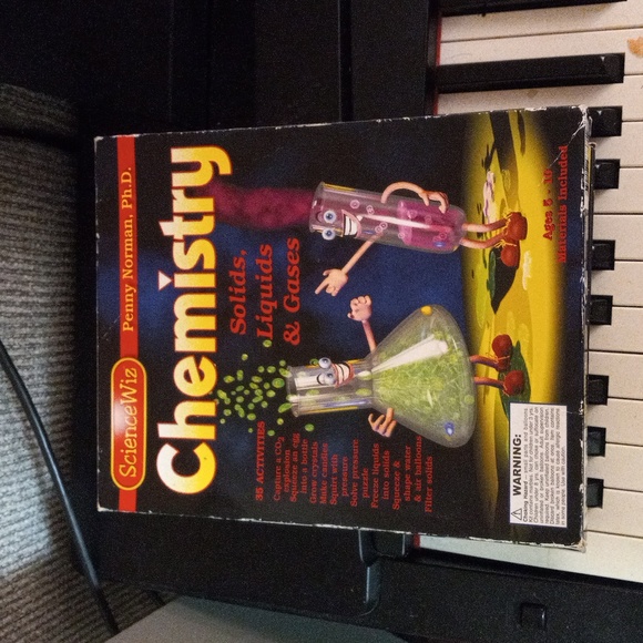 Science Wiz | Toys | Science Wiz Chemistry Kit Solids Liquids Gases 35 ...